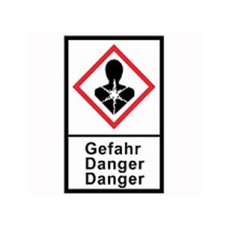 Etichete substante periculoase , simbol pericol sanatate, 0.1 mm, 250 ...